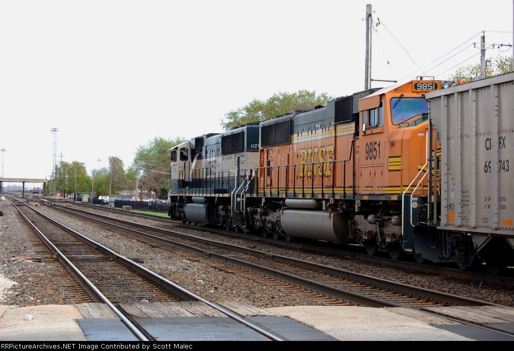 BNSF 9783 & 9851